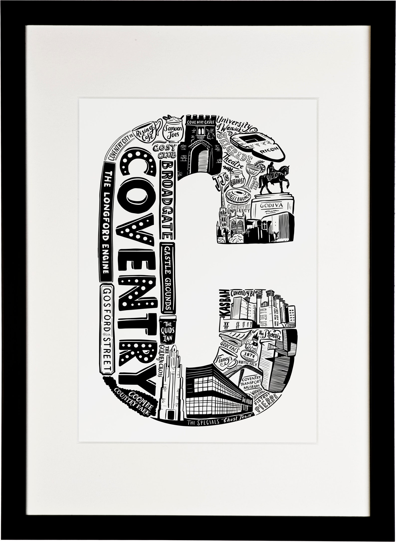 Coventry Print Coventry Wall Art Coventry Poster - Etsy