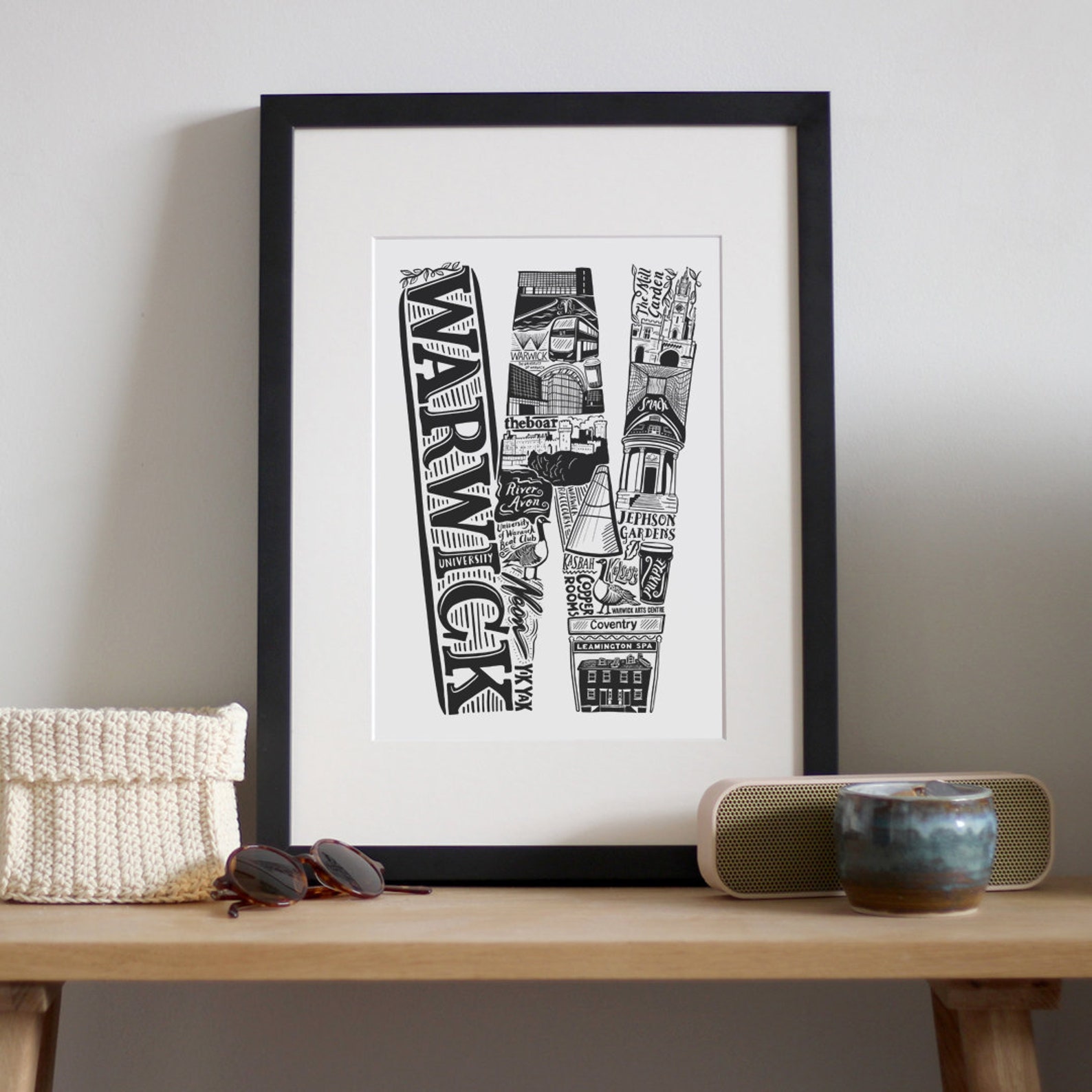 Warwick Unframed Print- Warwick Gift- University of Warwick- University ...