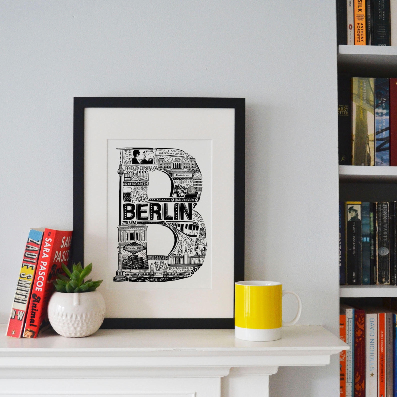 Berlin print Berlin poster Berlin wall art Berlin gift | Etsy