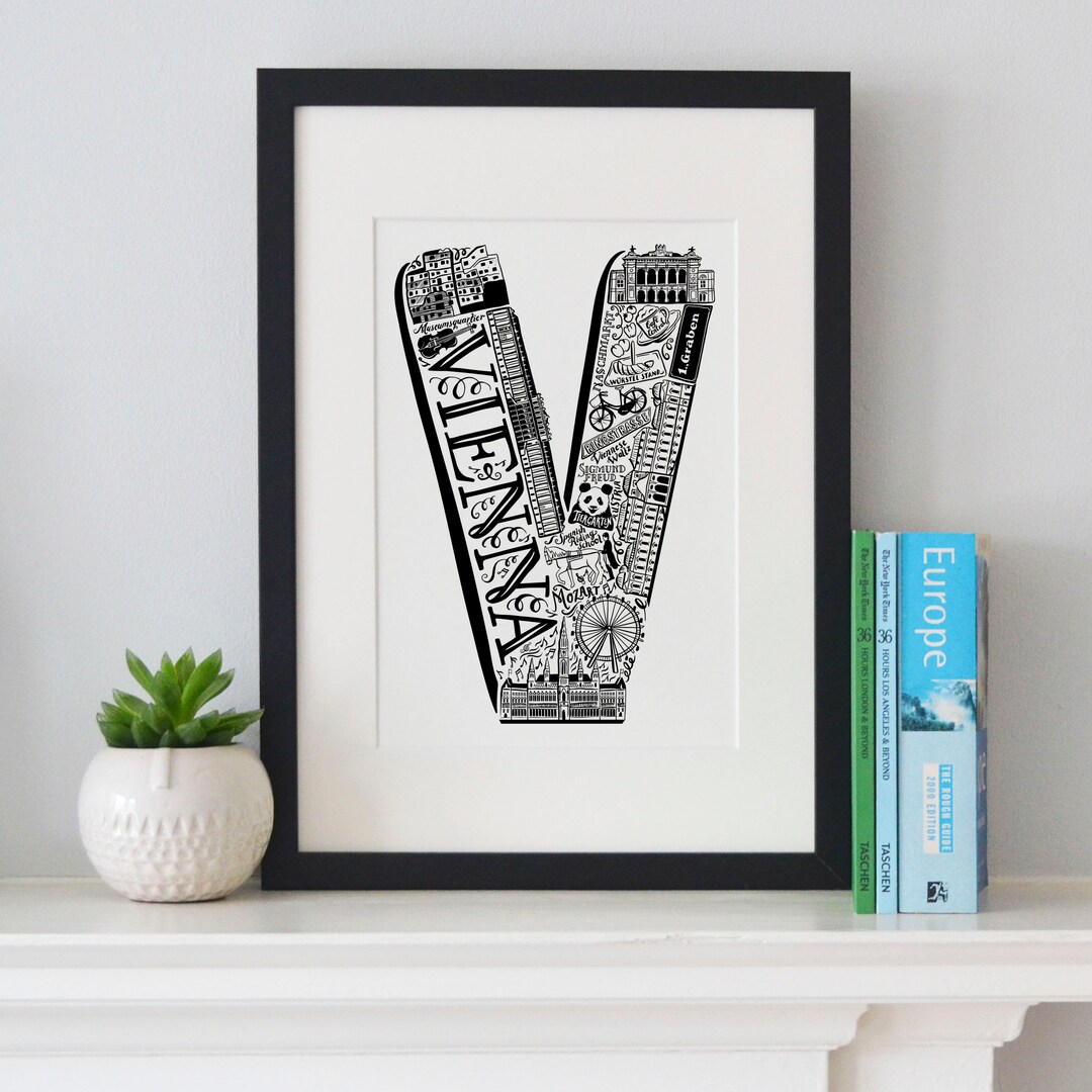Vienna Print - Vienna Poster - Vienna Art - Vienna Gift - Housewarming ...