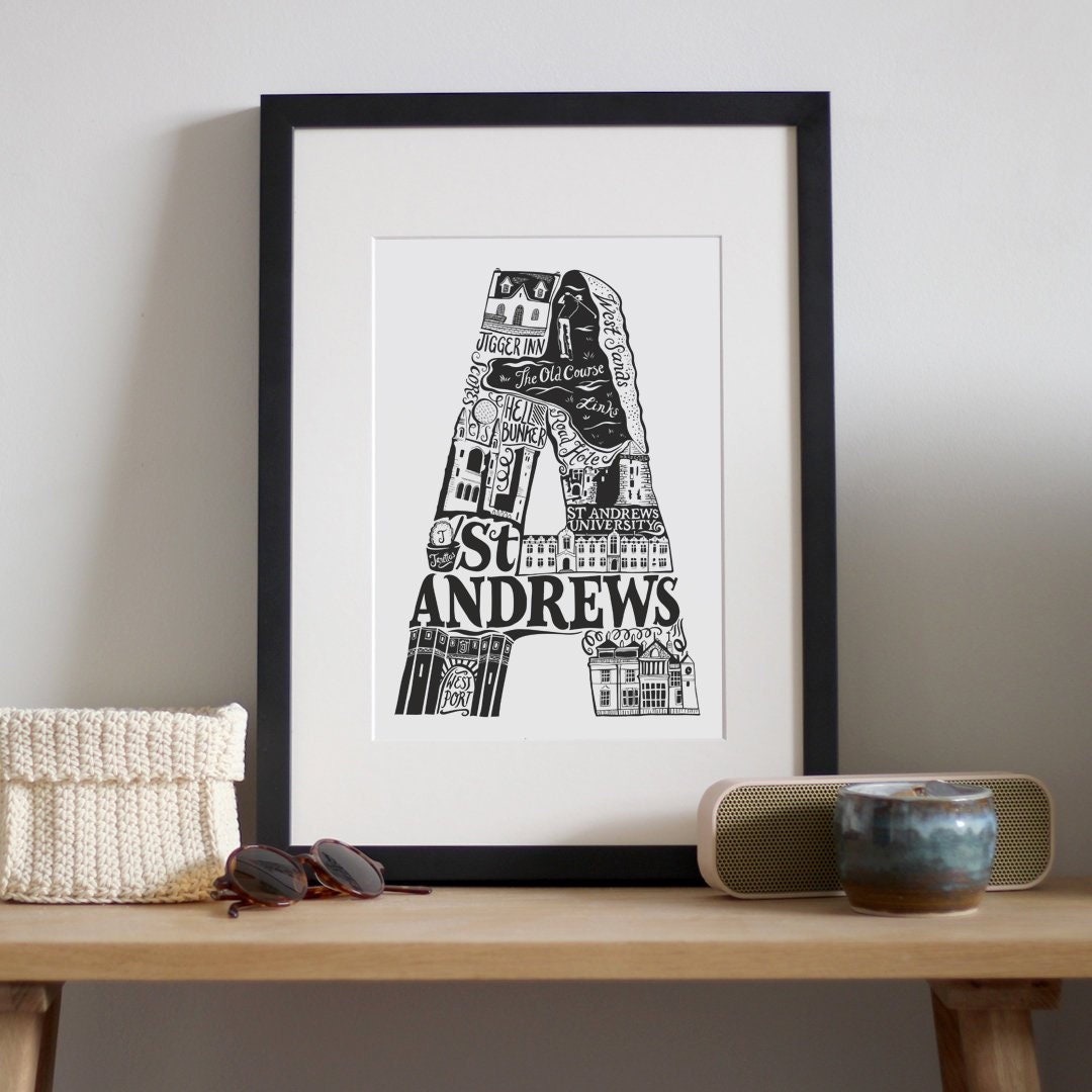 St Andrews Framed Print- St Andrews Gift- University of St Andrews ...