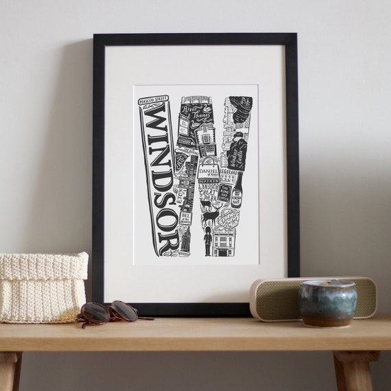 Windsor Print Housewarming Gift for Windsor Residents - Etsy