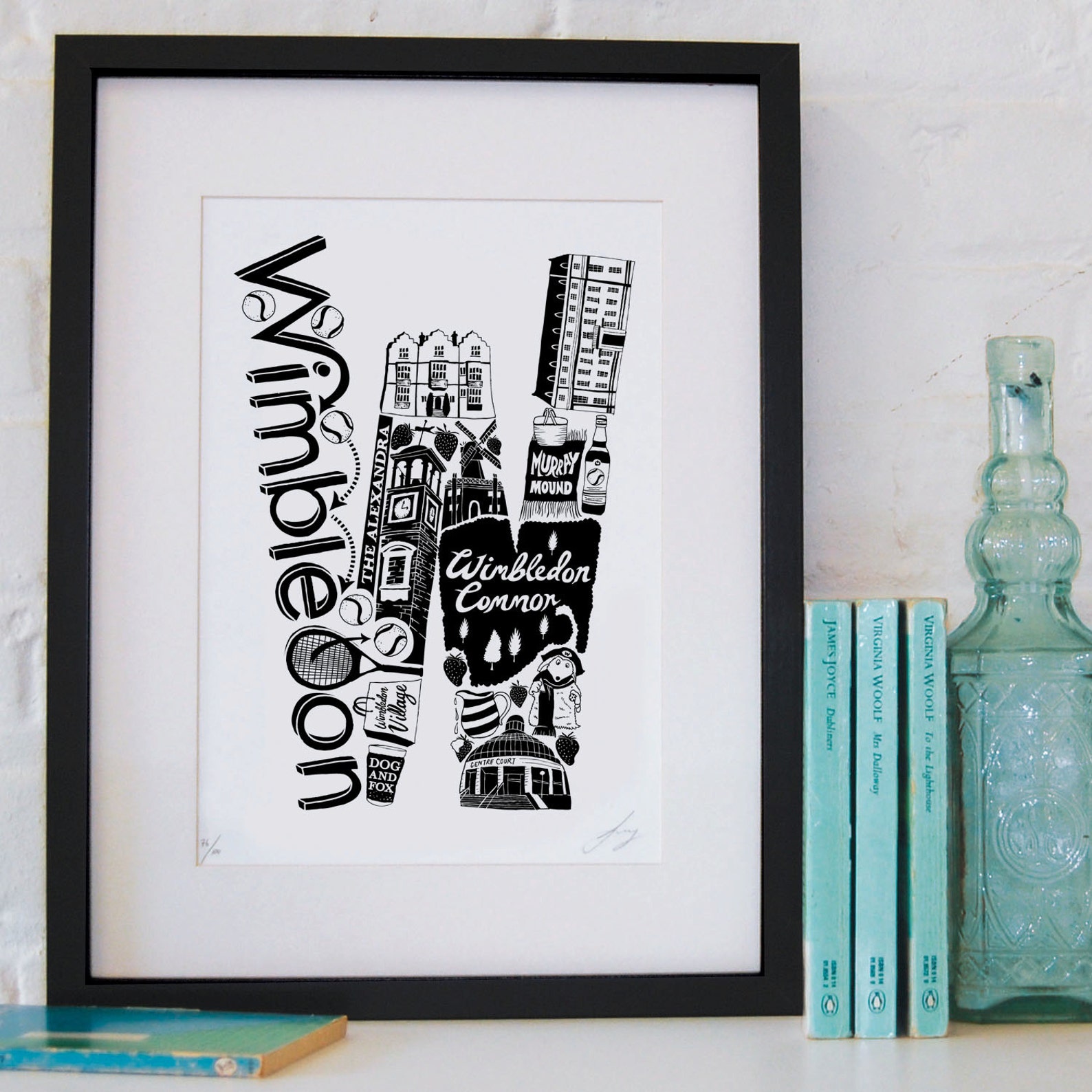 Best of Wimbledon - London Print - London Poster - London Art ...