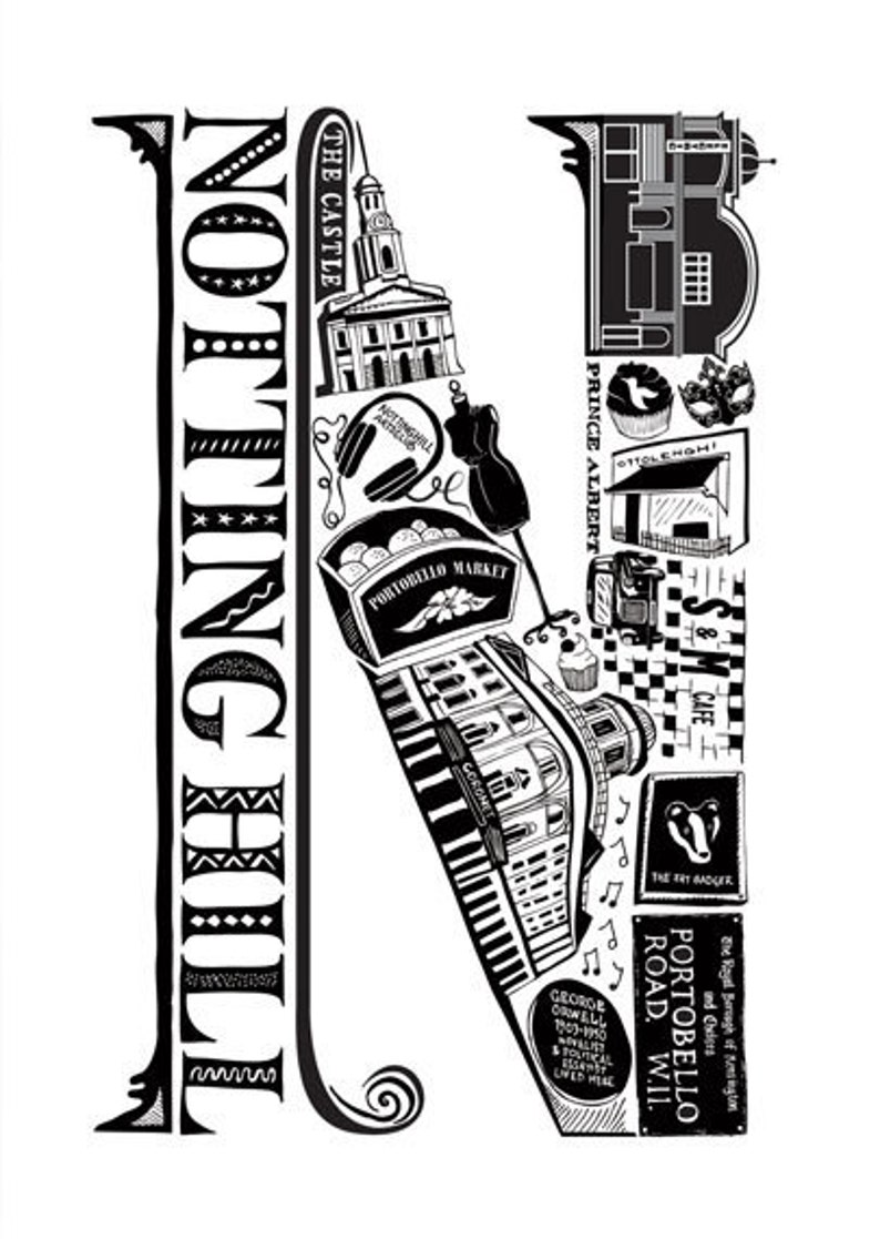 Best of Notting Hill - Notting Hill Print - Notting Hill Poster ...
