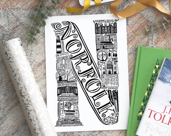 Unframed Best of Norfolk Norfolk Print Norfolk Gift Idea - Etsy