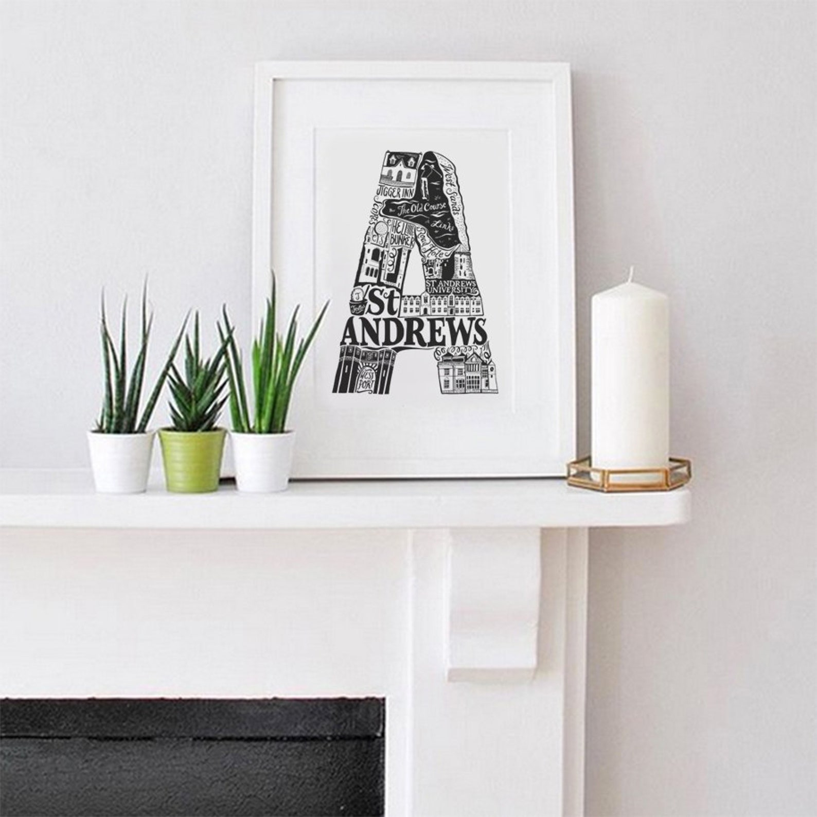 St Andrews Unframed Print - St Andrews Poster - St. Andrews Art - St ...