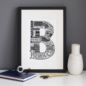 Borough London Print - Borough Market Print - Borough Art - Graduate ...