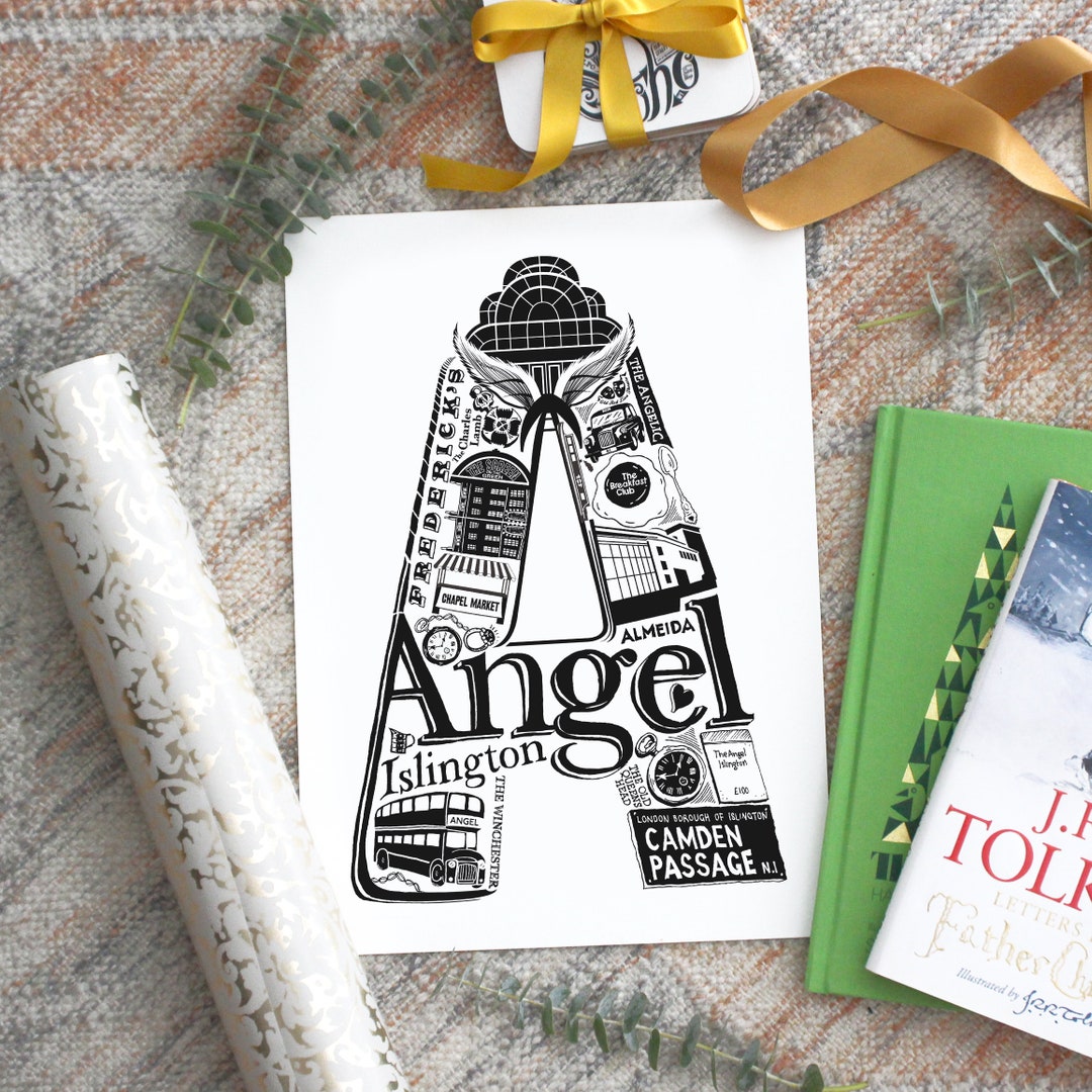 Angel Islington Print - London Print - Angel Housewarming - Wedding ...