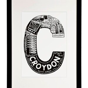 Croydon Print Croydon Poster London Print London Poster - Etsy UK