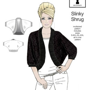 Shrug & Foldable Box Sewing Pattern Bundle (digital Download) - Etsy