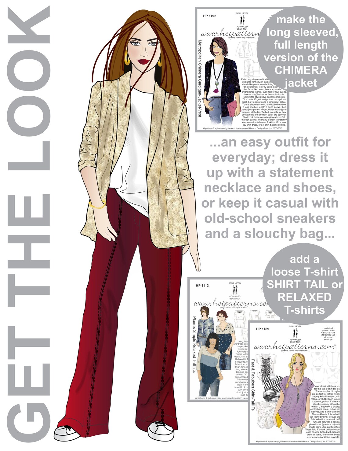 Princess Seam Track Pants Sewing Pattern: High Waist, Plus Size (a4 ...