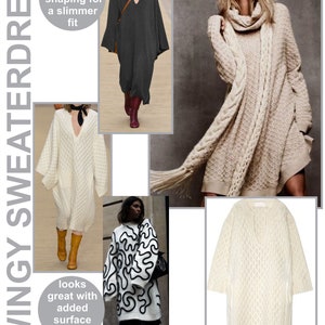 SWEATSHIRT DRESS Sewing Pattern. Sweatshirt Pattern. Sweatshirt Dress ...