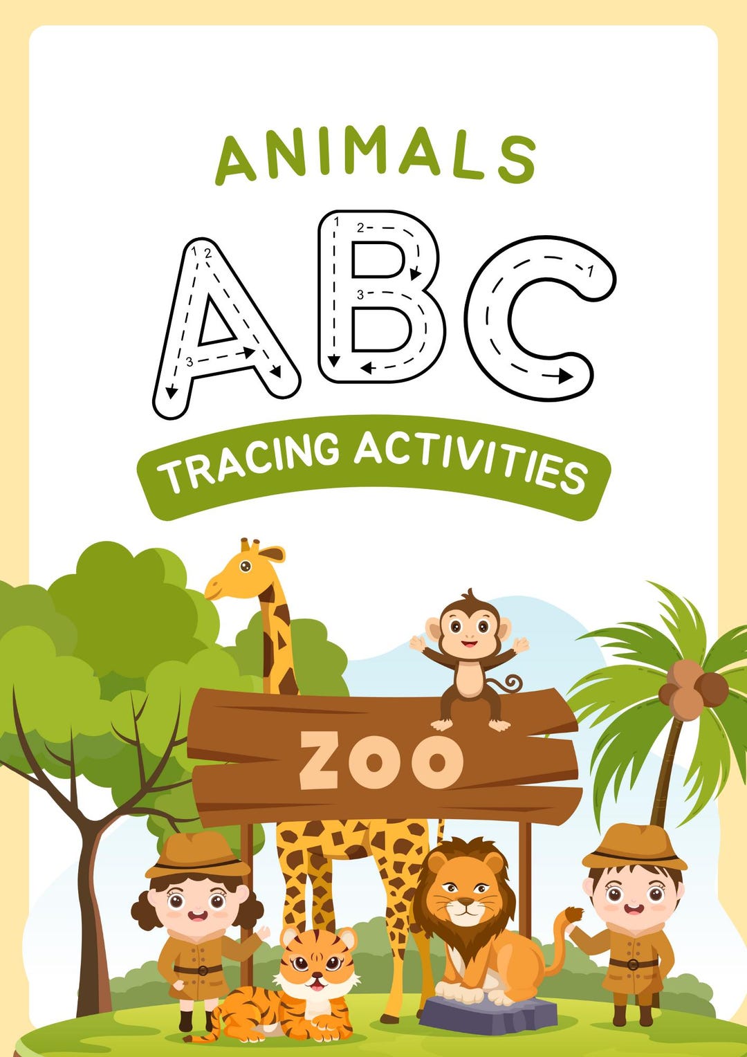 Colorful Uppercase Alphabet Tracing Workbook for Kids – Cute & Fun ...