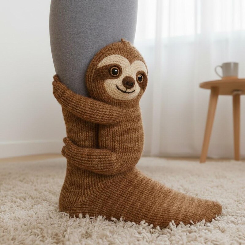 Hugging Animal Socks - Etsy