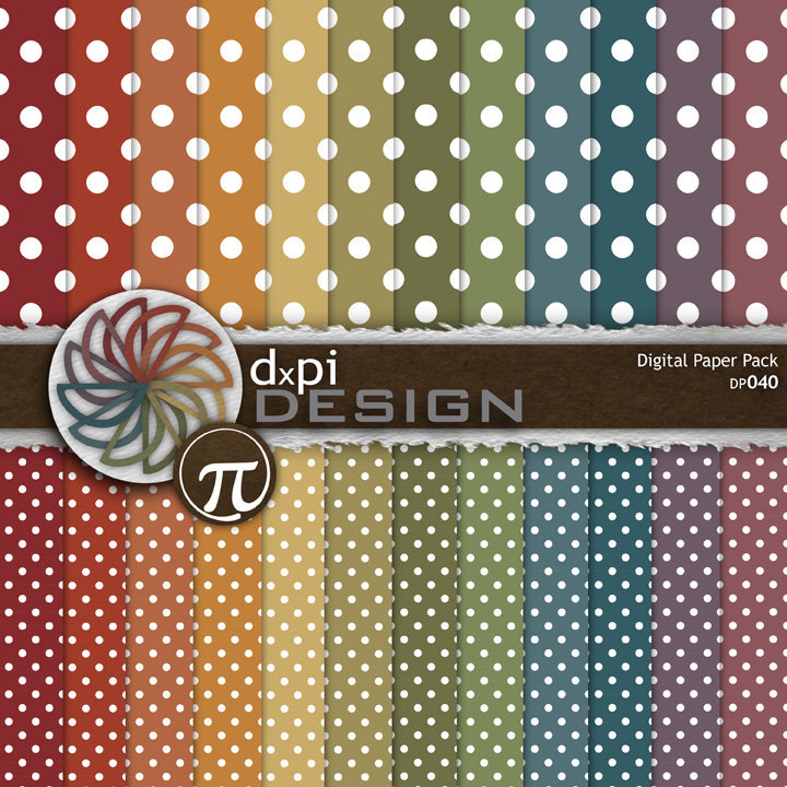 Earth Tone Polka Dots - Digital Paper & Background Images in Fall ...