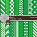 Green Digital Paper Pack and Printable Background Images - Digital ...