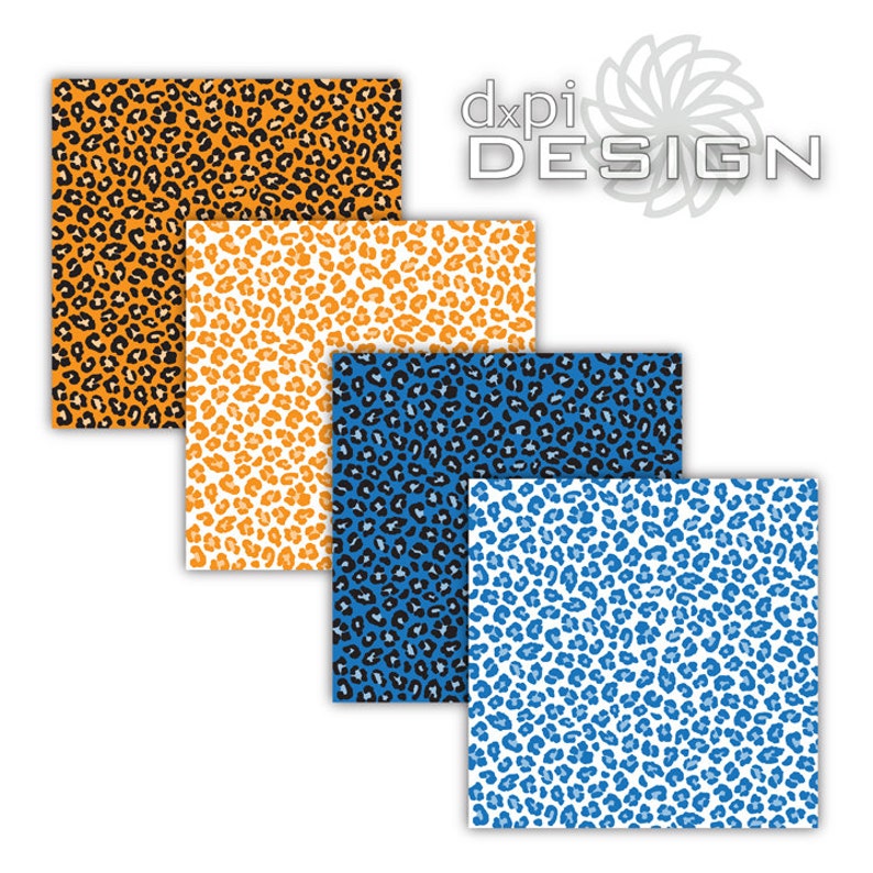 Animal Print Digital Paper - Rainbow Leopard Backgrounds for Digital ...