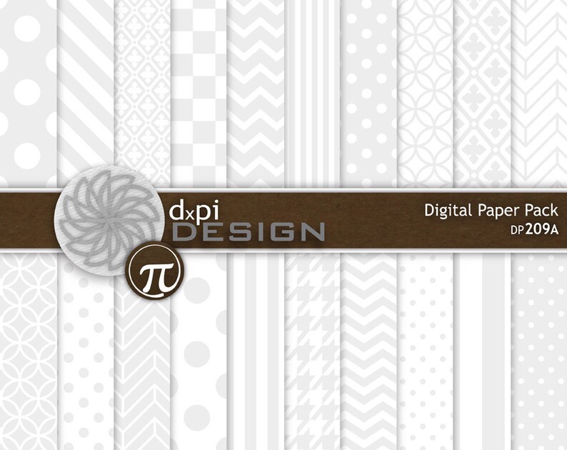 LIGHT GRAY - Digital Paper & Printable Background Designs - Silver ...