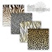 Animal Print Digital Paper - Zebra Leopard Tiger Giraffe - Digital ...