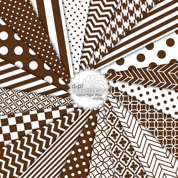 CHOCOLATE BROWN Digital Paper and Printable Backgrounds | Etsy