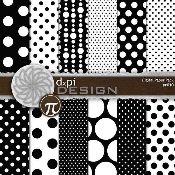 Scrapbook Polka Dots - Etsy