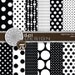 Black & White Polka Dots Digital Paper for Scrapbooking, Photo ...