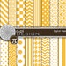GOLD - Digital Paper and Printable Background Patterns - Golden Yellow ...