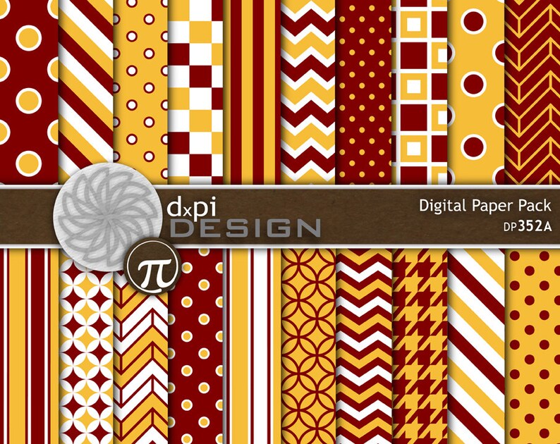 Maroon and Gold Digital Paper and Printable Backgrounds - Etsy