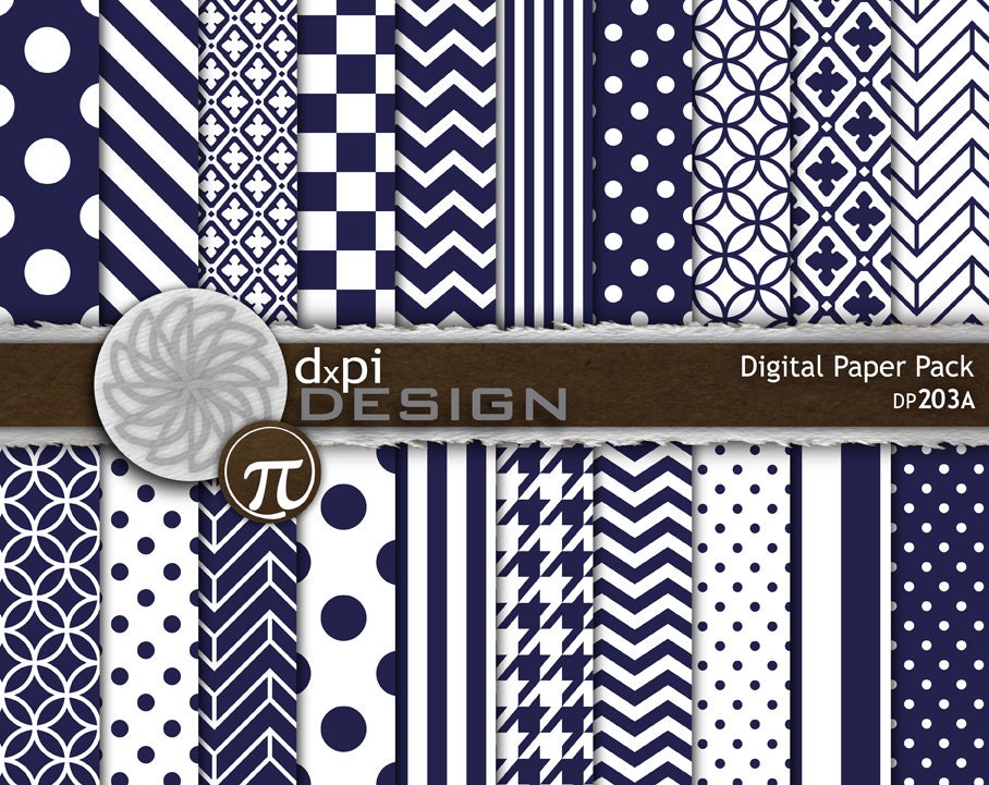 NAVY - Digital Papers and Printable Background Designs - Navy Blue ...