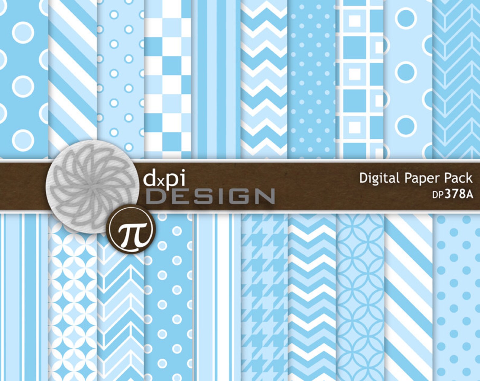 Light Blue Digital Paper and Printable Background Patterns - Pastel ...