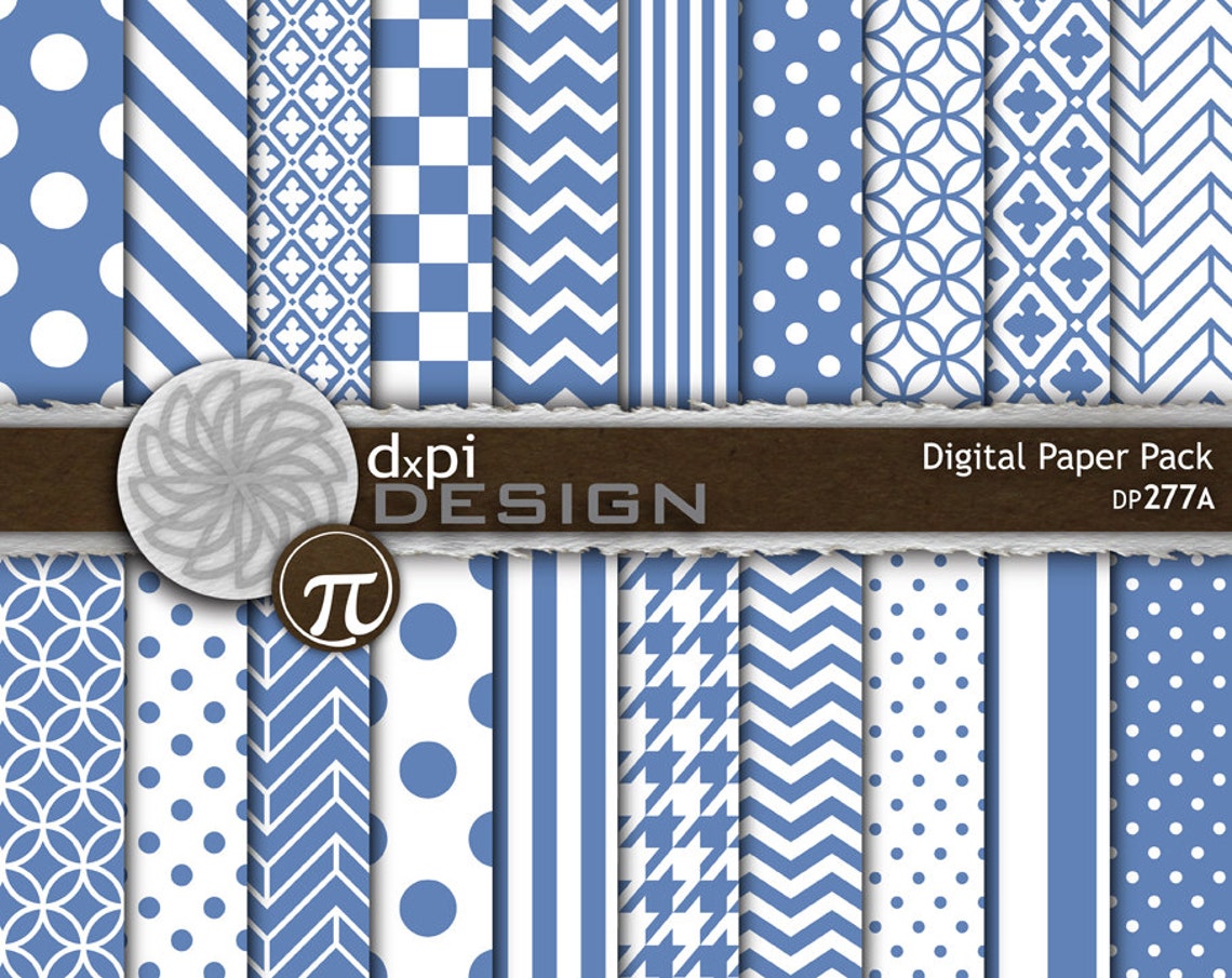 Blue-gray Digital Paper & Printable Background Images - Digital ...