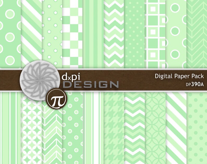 Light Green Digital Paper and Printable Background Images - Soft Pastel ...