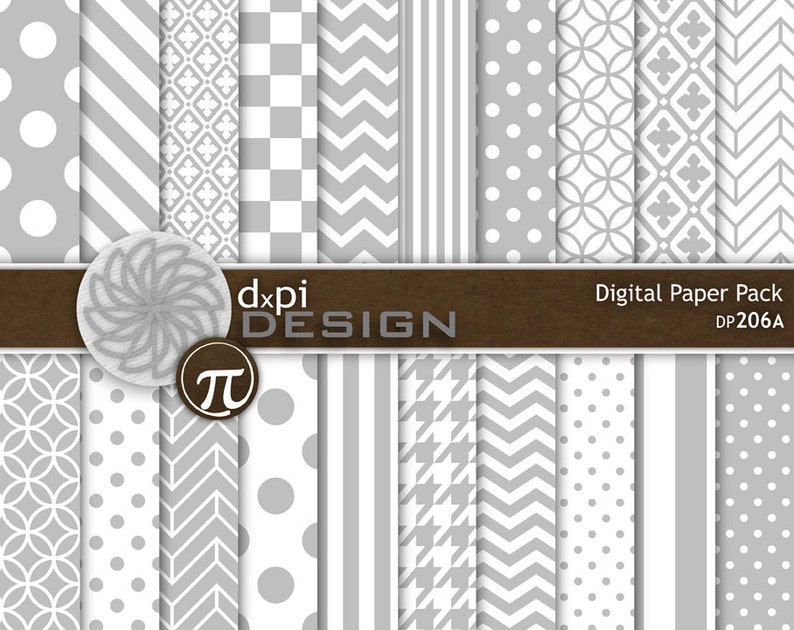 HEATHER GRAY Digital Paper Printable Background Designs - Etsy