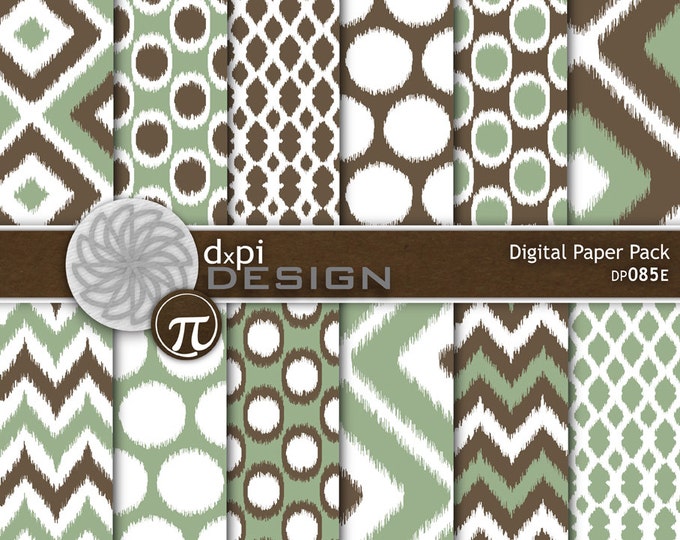 Turquoise & Red Digital Paper and Printable Backgrounds Digital ...