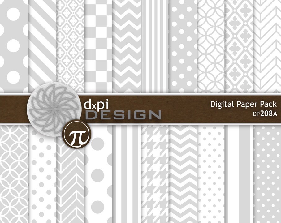 SILVER Digital Paper and Printable Background Designs for - Etsy