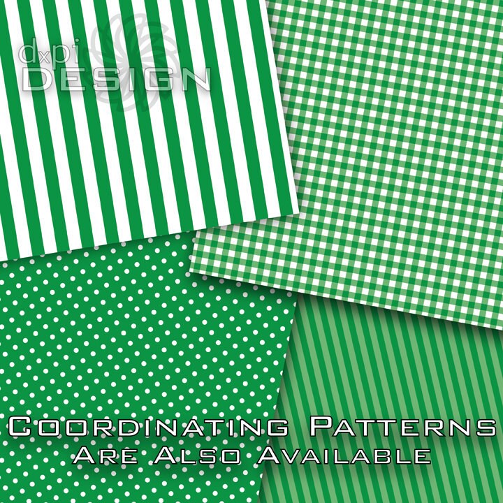 Classic Stripes - Digital Paper Pack Bold Primary Colors - Printable ...