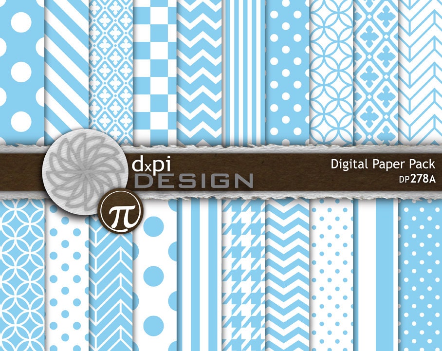 Robin Egg Blue Digital Paper & Printable Backgrounds - Digital ...