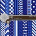 Dark Blue Digital Paper and Printable Background Patterns - Blue ...