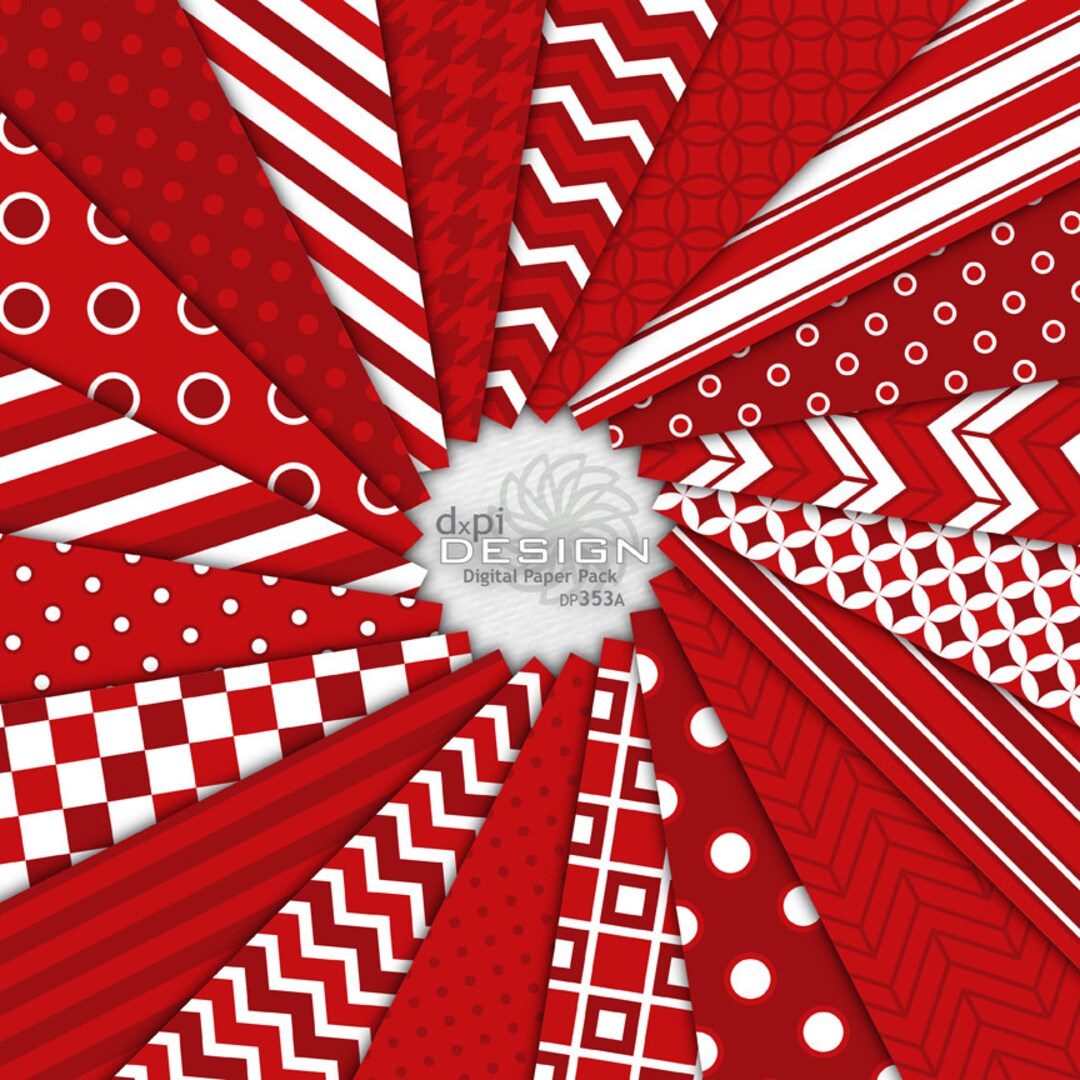 Red Digital Paper & Printable Background Images - Digital Scrapbook ...