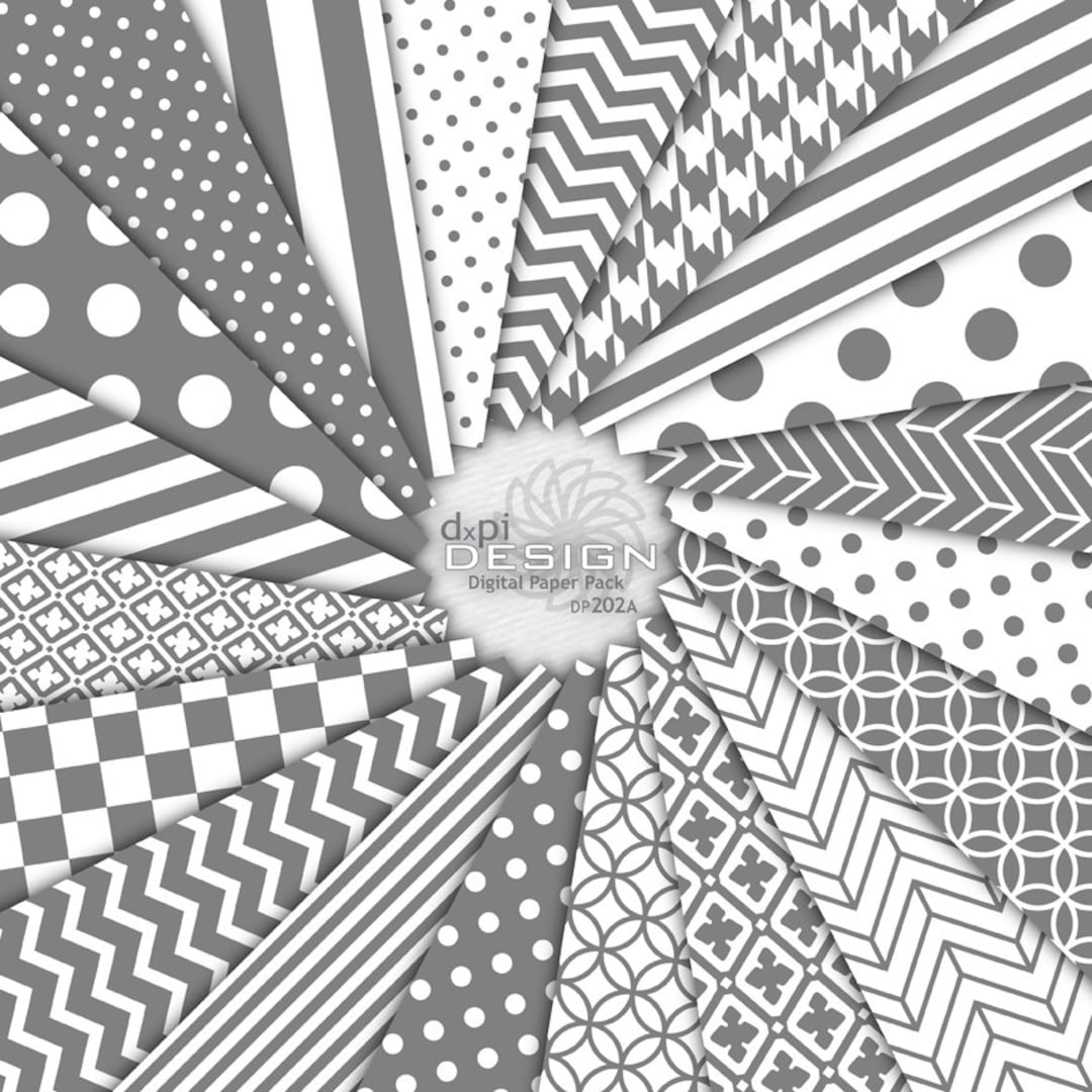 MEDIUM GRAY - Digital Paper & Printable Background Patterns - Neutral ...