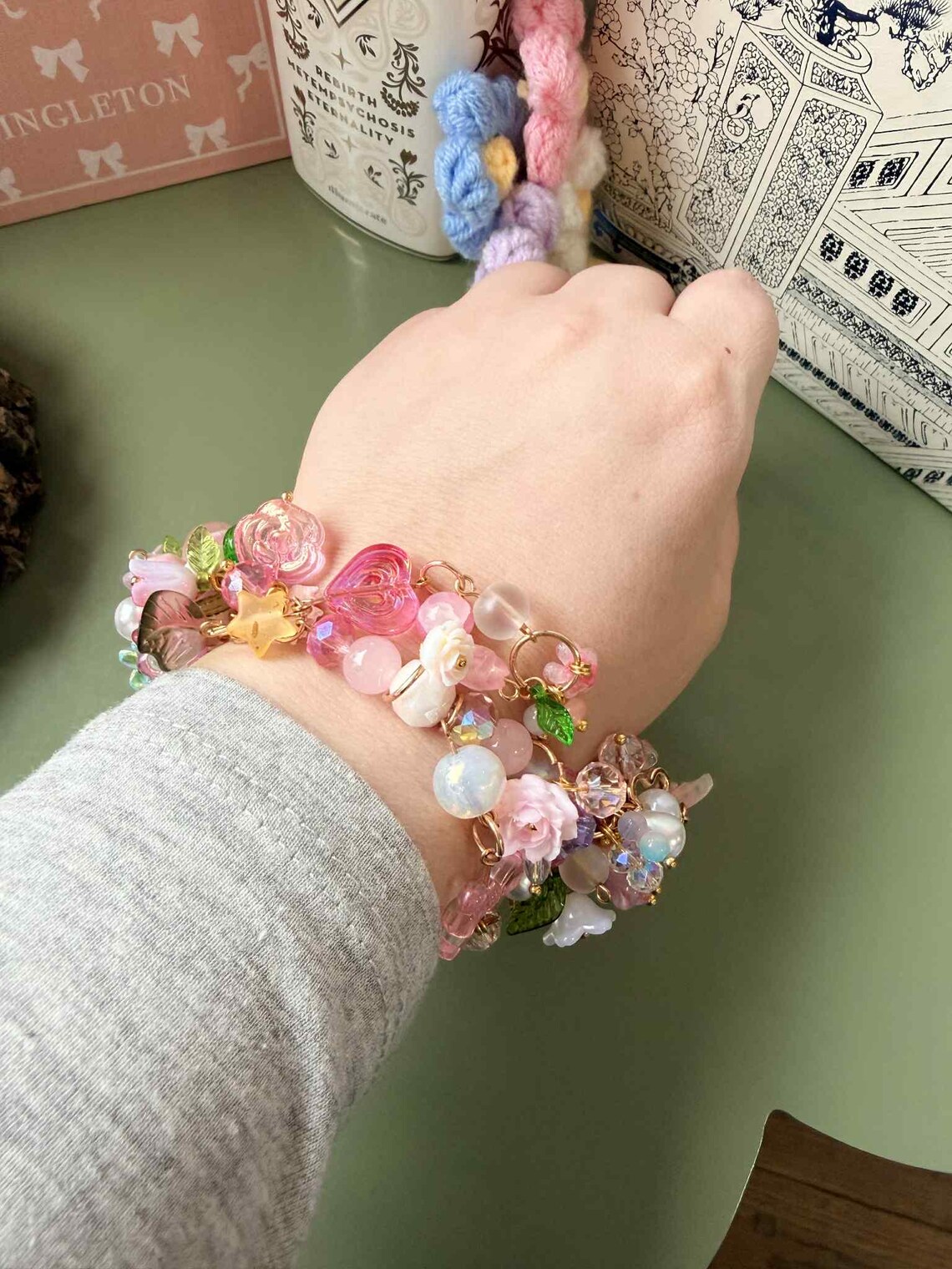 Cluster Beaded Bracelet - Etsy