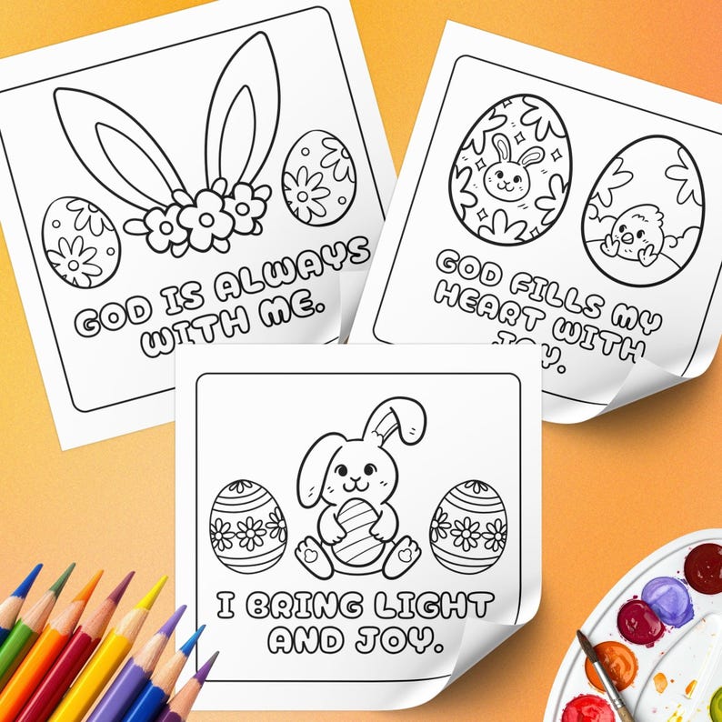 Christian Easter Coloring Pages for Kids 40 Printable Religious ...