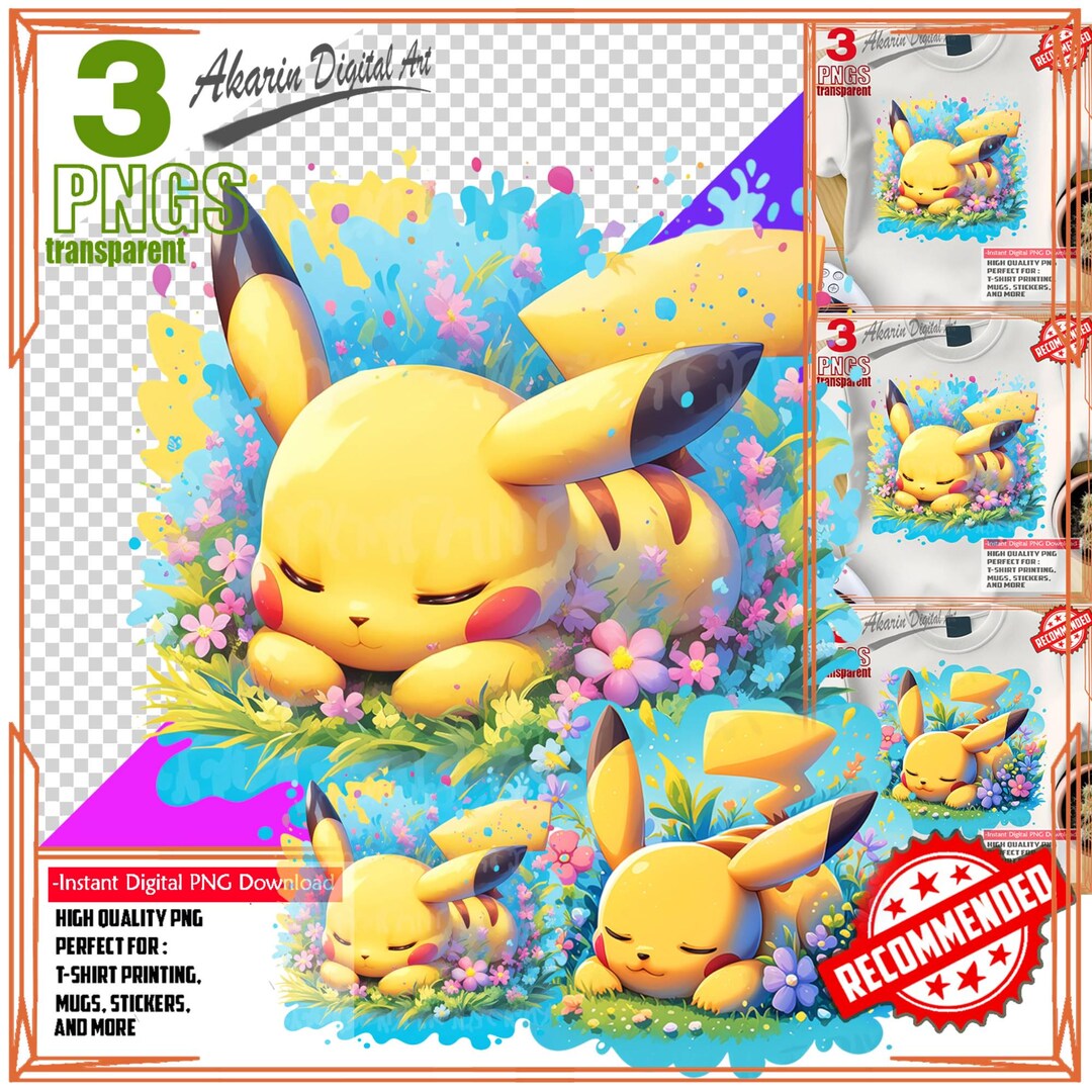 Thunder Bunny PNG Clipart: Electric Character Art (digital Download ...