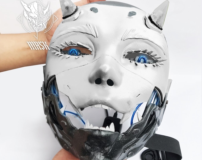 3D Model of Cyborg Mask V2 for 3dprint - Etsy Canada