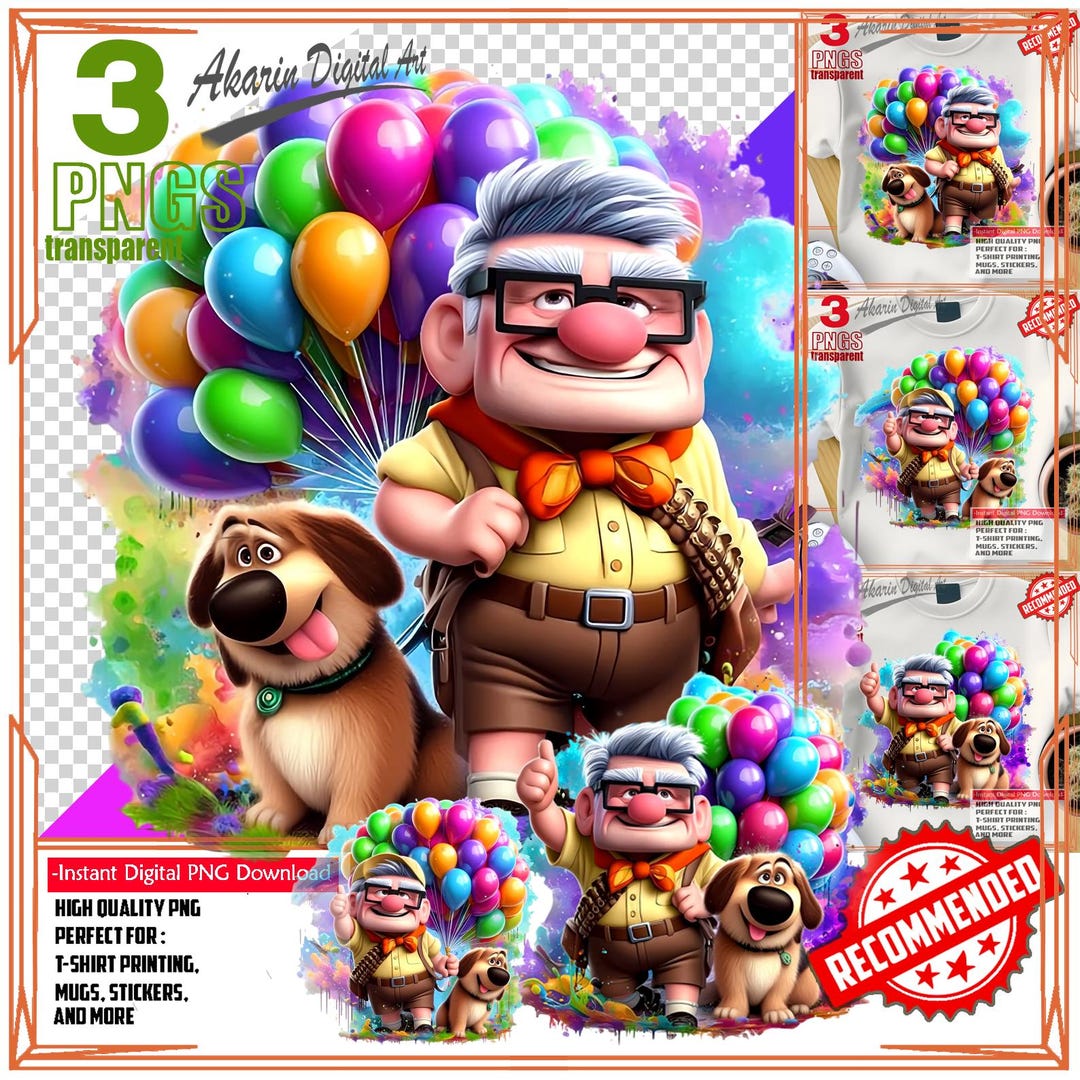 Up Cliparts PNG Bundle (digital Download) - Etsy