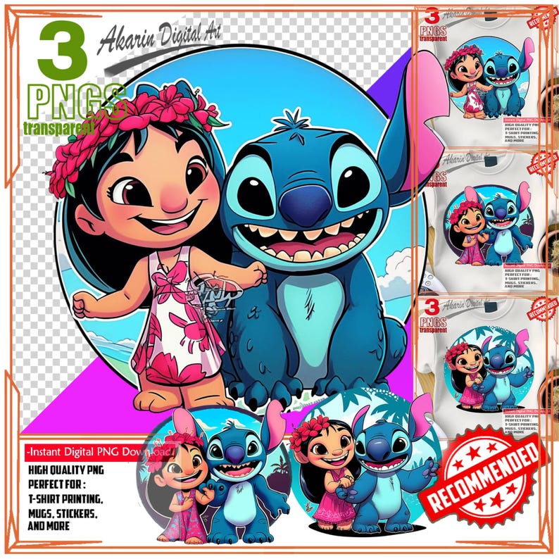 Lilo and Stitch - Etsy