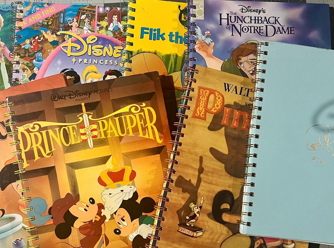 Large Disney Junk Journals - 50 Plain White Pages - Etsy