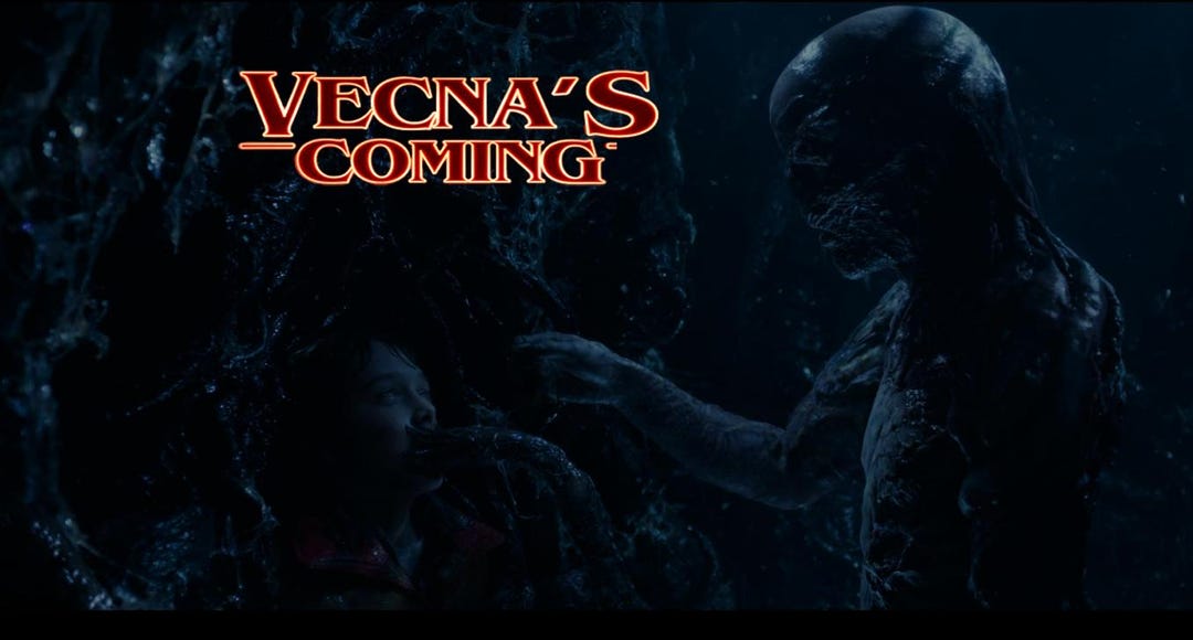 Vecna’s Coming Horror Design PNG | Stranger-inspired Dark Artwork ...