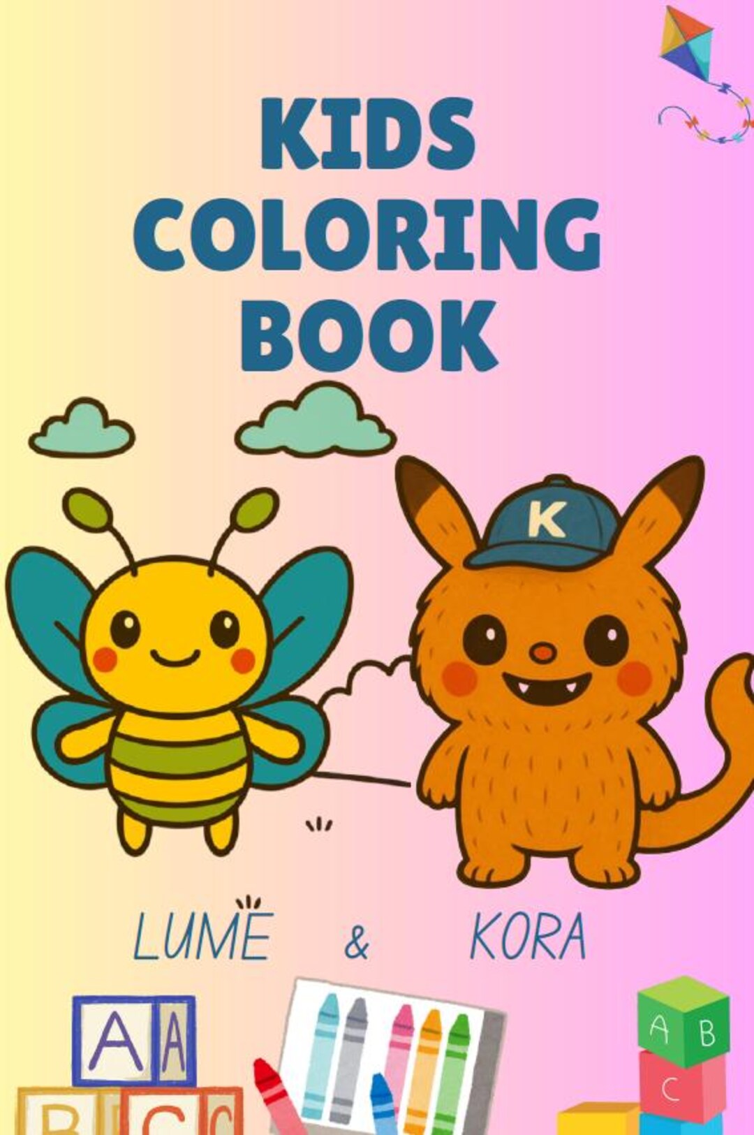 Lume & Kora Kids Coloring Pages – 12 Printable Sheets (PDF) - Etsy