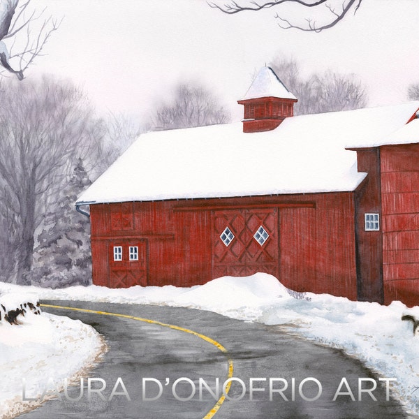 Red Barn Prints - Etsy